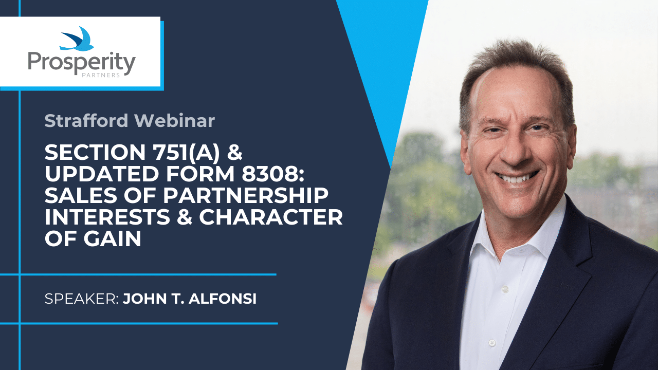 Section 751(a) & Updated Form 8308: Sales of Partnership Interests ...